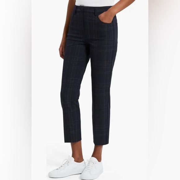 Theory | Pants & Jumpsuits | Theory Treeca Dover Windowpane Plaid ...